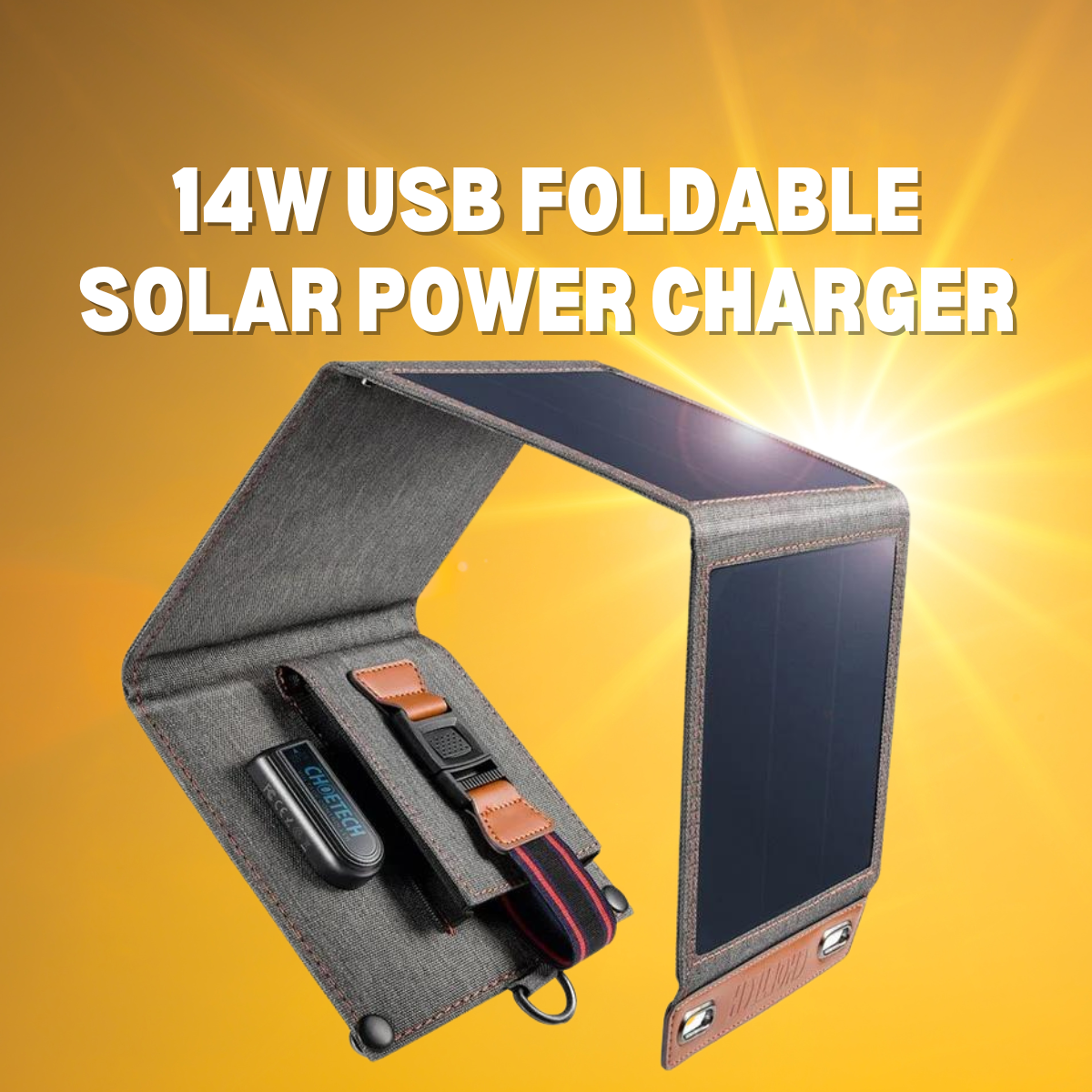 Solar Panels Foldable Outdoor Portable Solar Charger – MegaVoice USA, Inc.