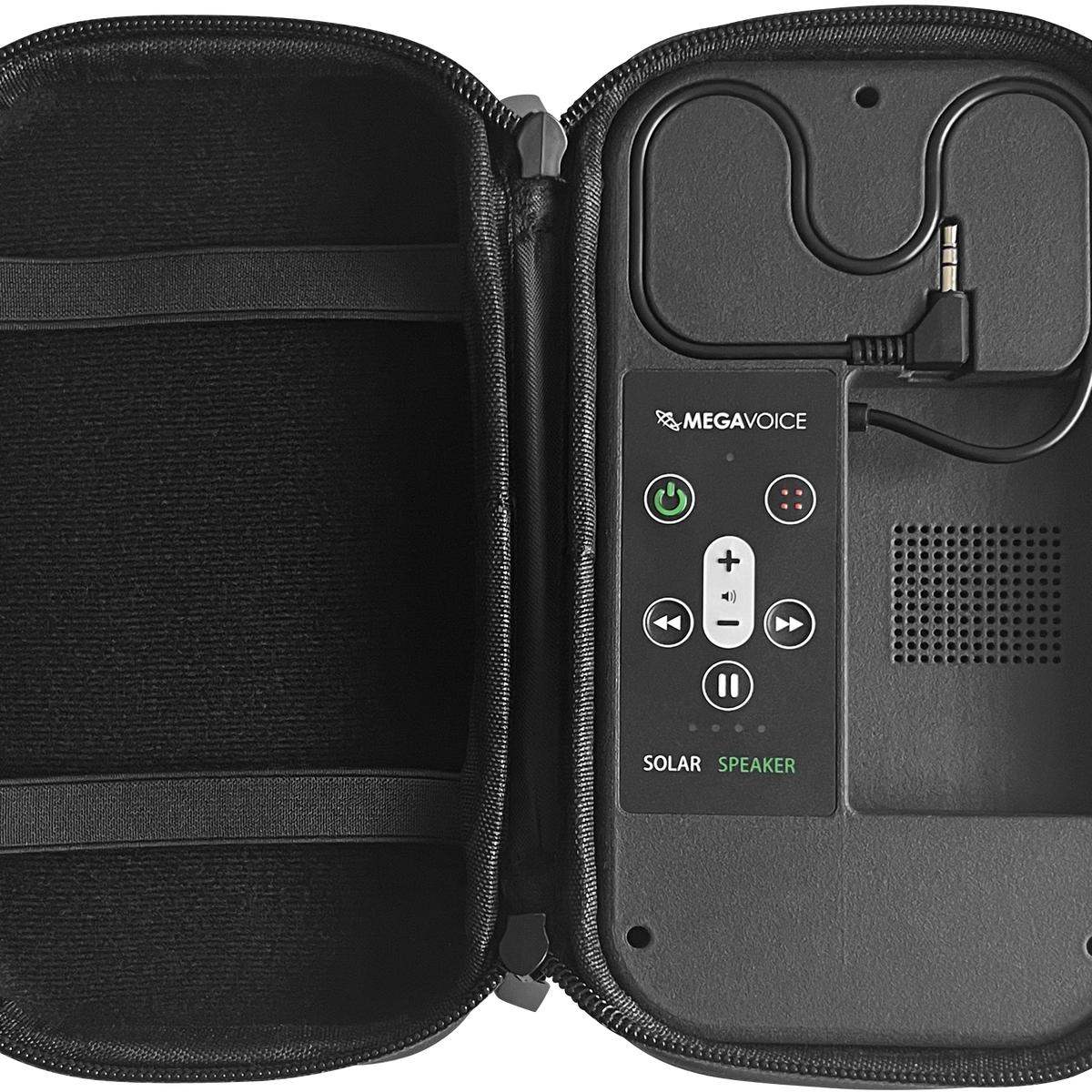 Solar Speaker Case & Charger – MegaVoice USA, Inc.